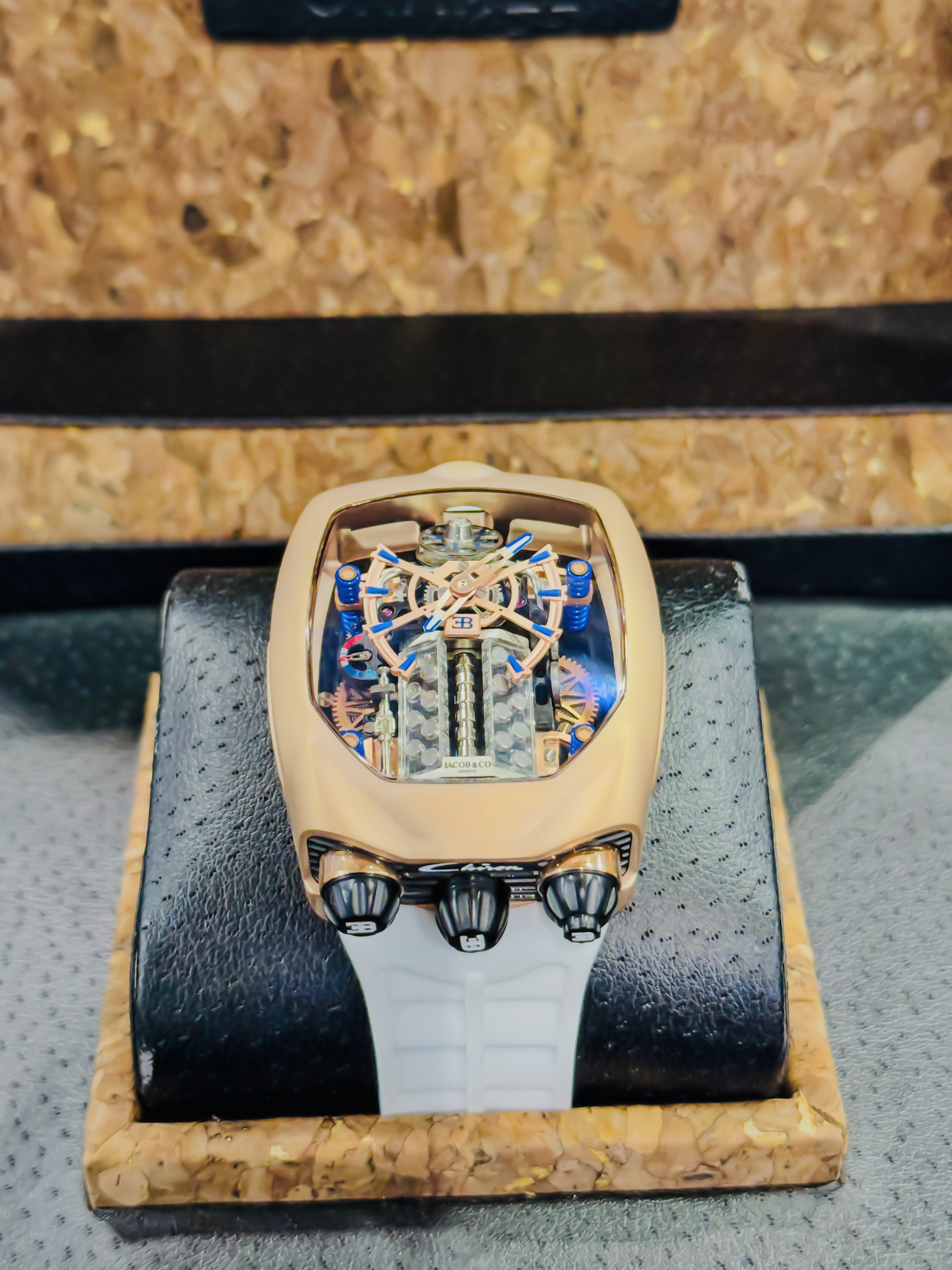 J&Co Bugatti Chiron Skeleton - White Master Edition – RehLuxious